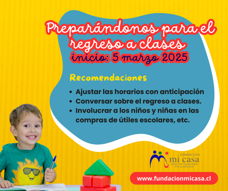Preparándonos para el comienzo del año escolar 2025 – Fundación Mi Casa