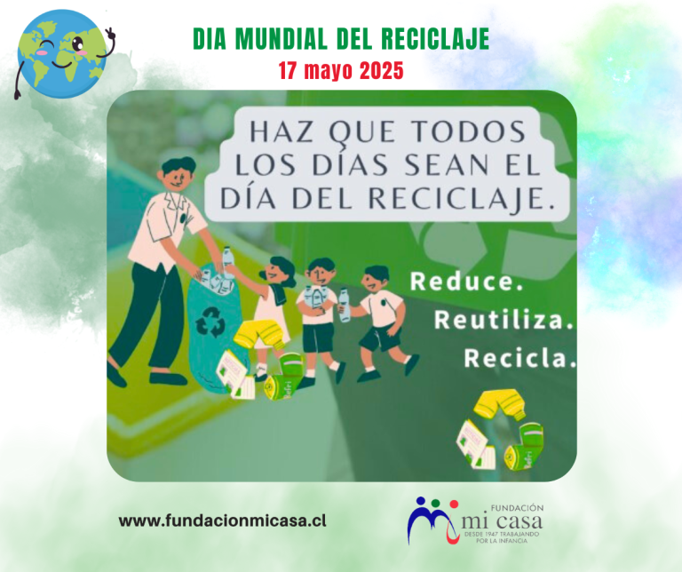 Dia Mundial del Reciclaje: Reduce/Recicla/Reutiliza – Fundación Mi Casa